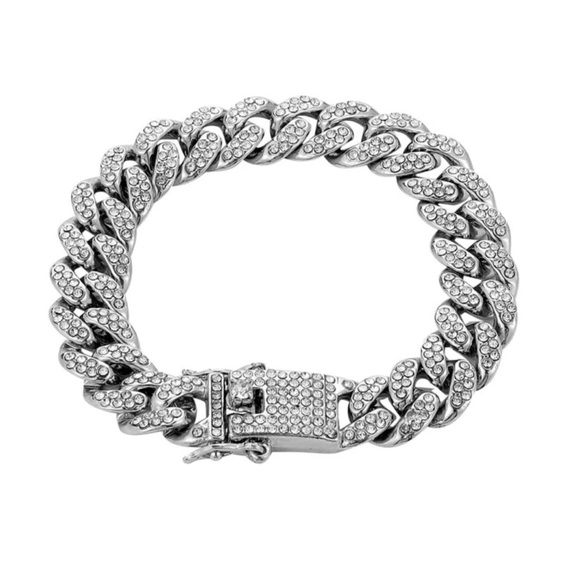 Jewelry | Silver Rhinestone Bracelet | Poshmark